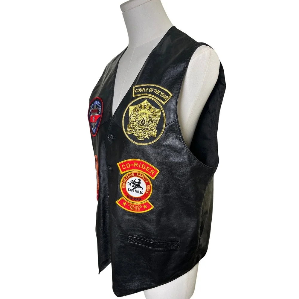 PHASE 2 | Jackets & Coats | Leather Motorcycle Vest Gwrra Tennessee ...